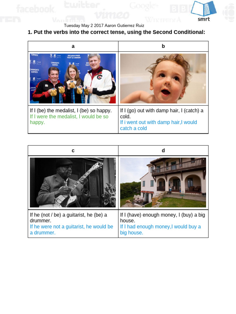 ENGL120 Grammar 9-2 - Exercise 2C Aaron Gutierrez Ruiz | PDF | Grammar | Linguistics