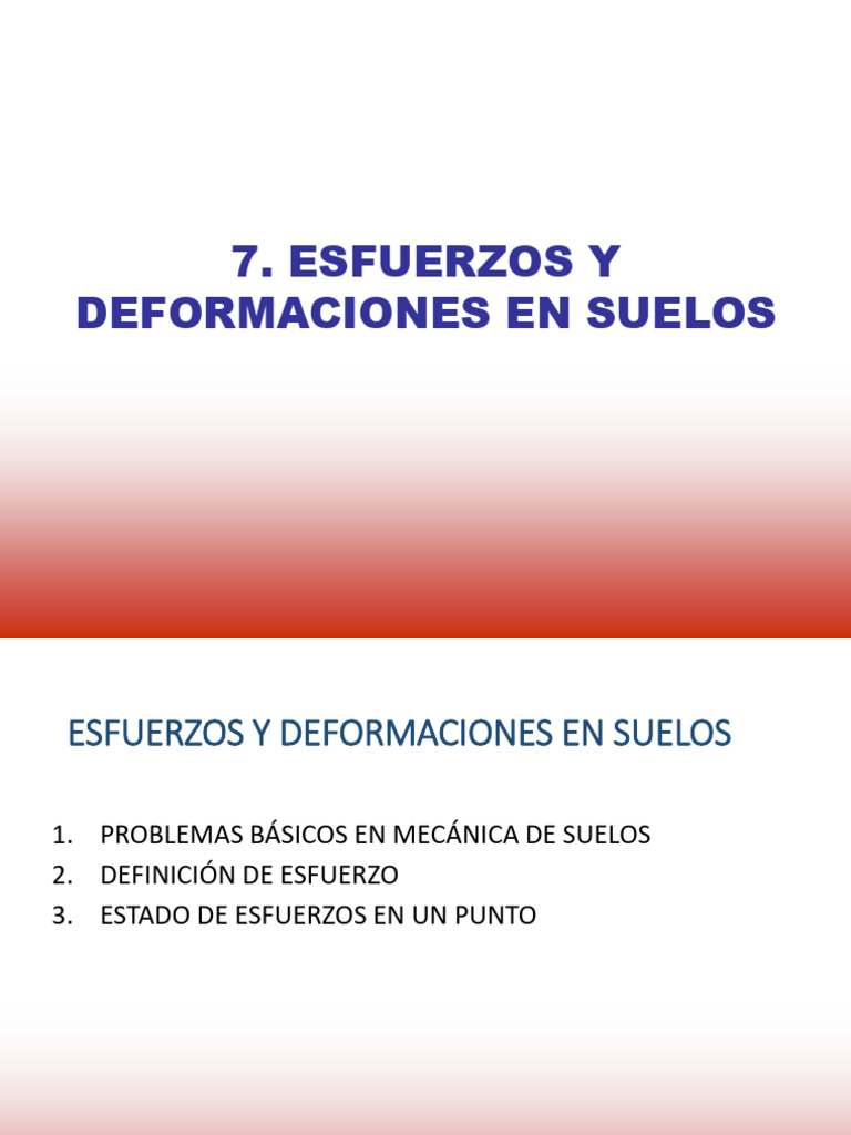 Esfuerzos y Deformaciones en Suelos - v3 | PDF | Elasticidad (Física ...