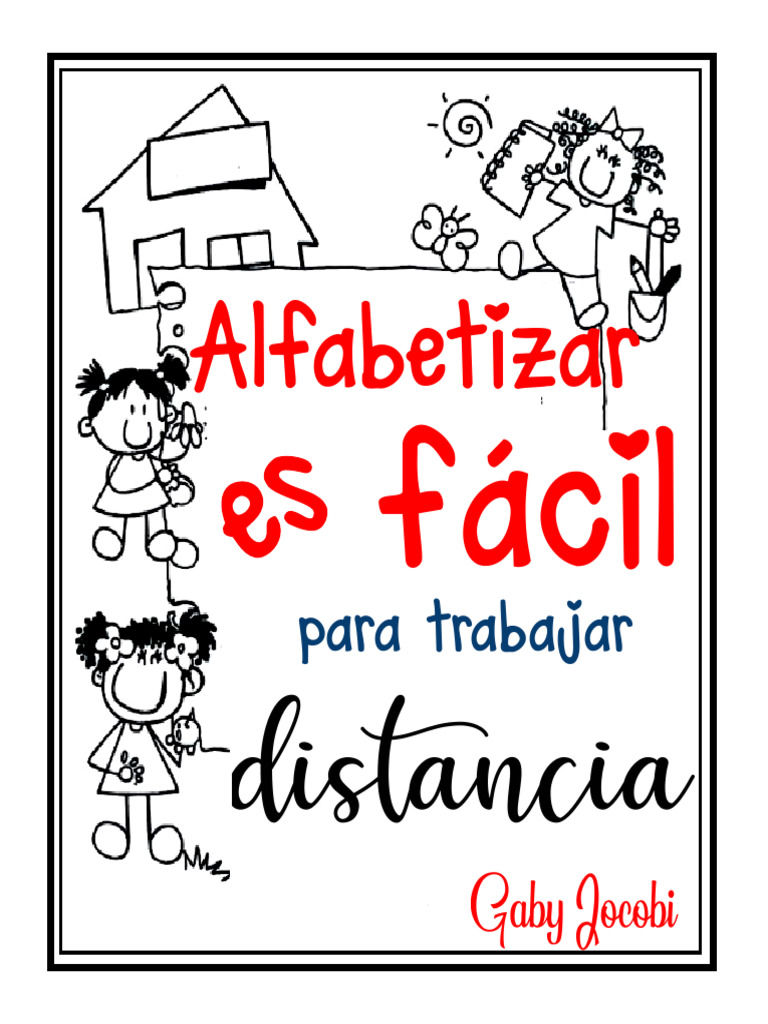 Alfabetizar Es Facil A Distancia Impreso | PDF
