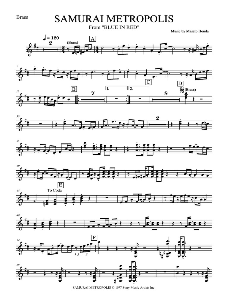 Samurai Metropolis Brass | PDF