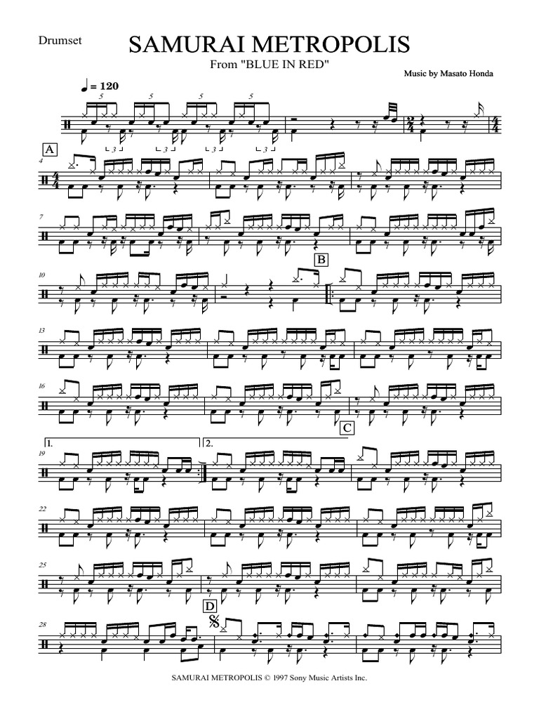 Samurai Metropolis Drum | PDF
