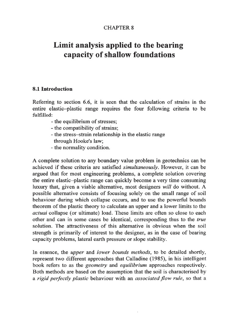 Fethi Azizi 1999 Applied Analyses in Geotechnics Chapter 8 | PDF