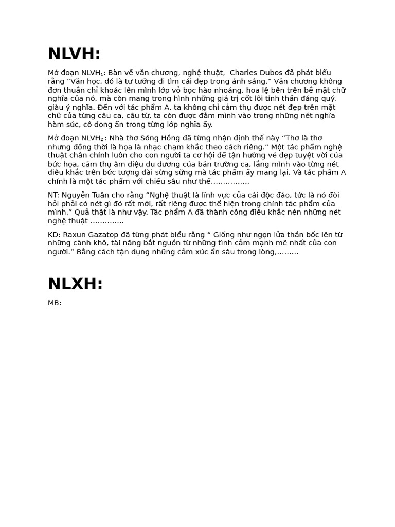 NLVH | PDF
