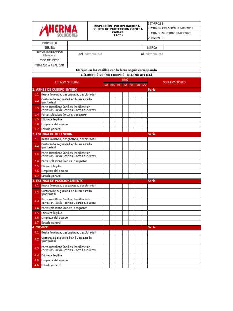 Inspección Semanal de EPCC 2023 | PDF | Corrosión | Electroquímica