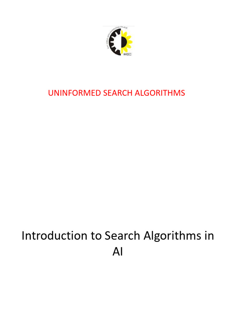Uninformed Search Recording | PDF | Mathematical Relations | Discrete Mathematics