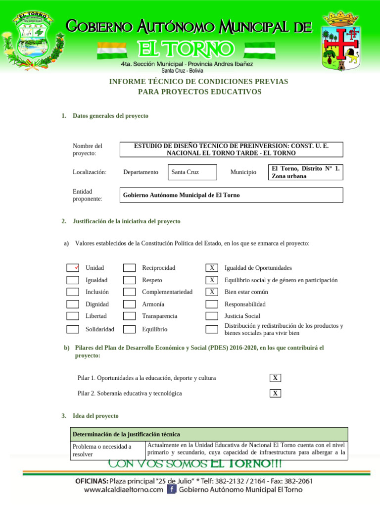 Itcp Nacional El Torno | PDF