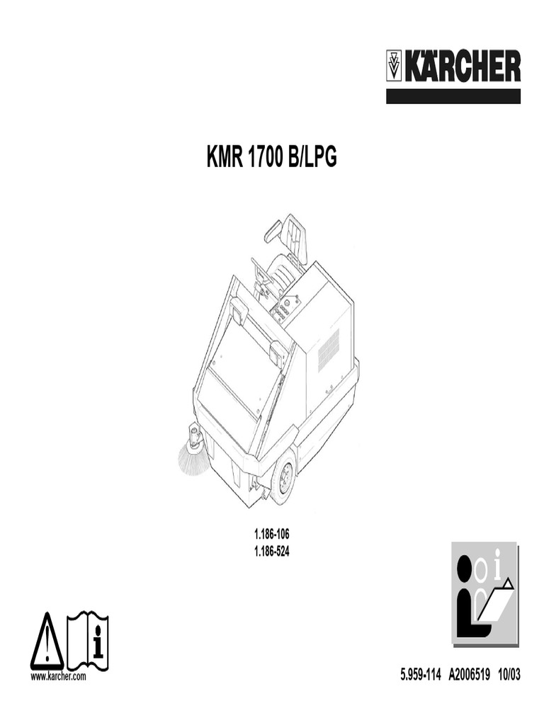 KMR 1700 B/LPG Operating Manual | PDF | Liquefied Petroleum Gas | Propane
