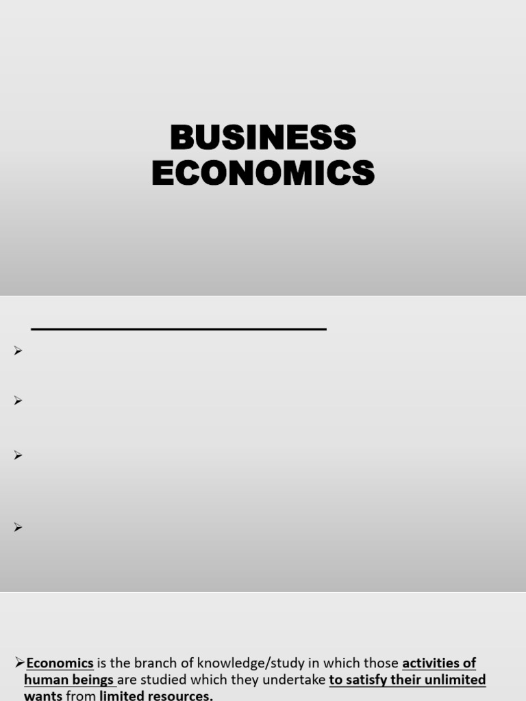 Business Economic ppt [Autosaved] | PDF | Economics | Monopoly