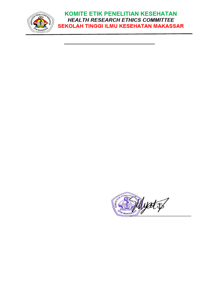 Alur Pengajuan Etik | PDF