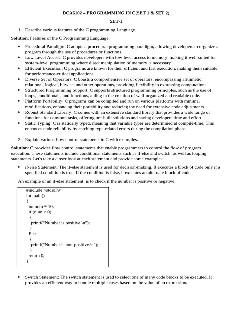 DCA6102 Harshitha 2314509928 | PDF | Variable (Computer Science) | Pointer (Computer Programming)
