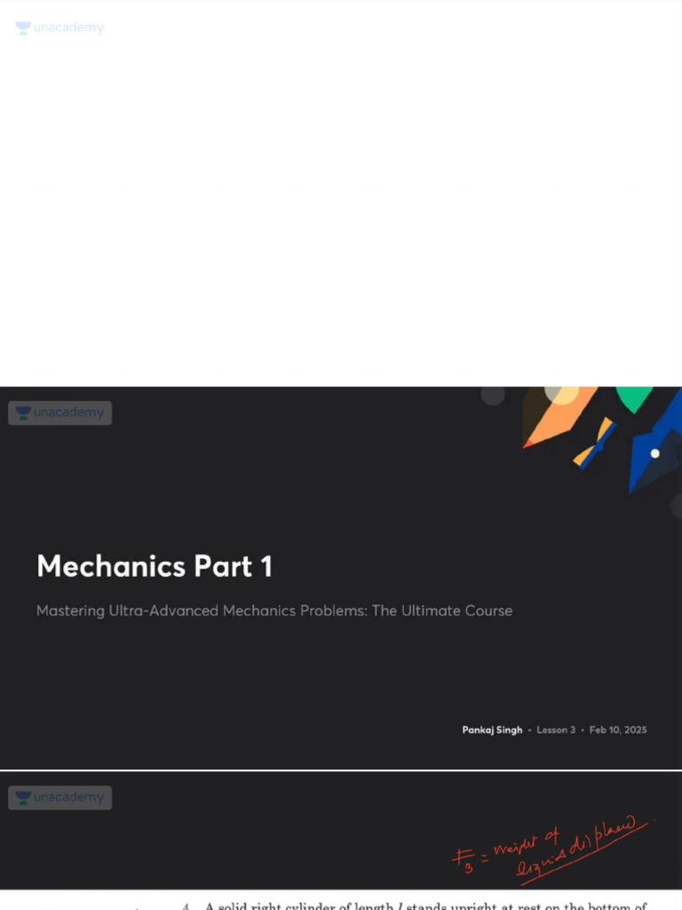 Mechanics Part 1 With Anno | PDF