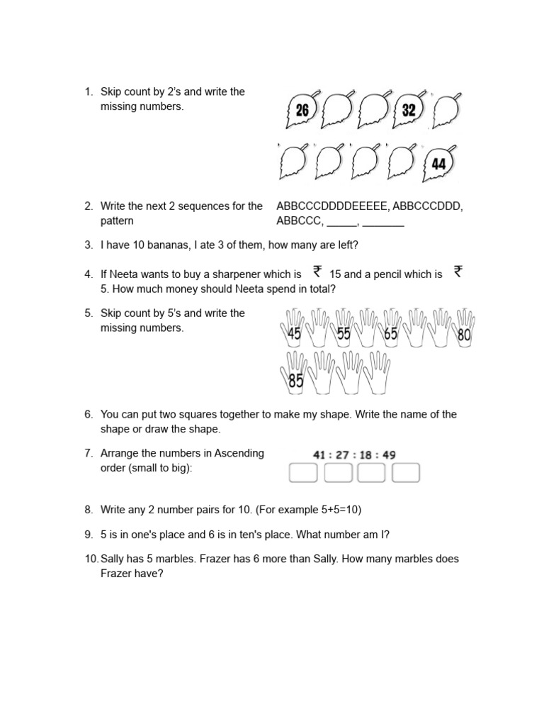 Mental Math - 23.07.21 (1) | PDF