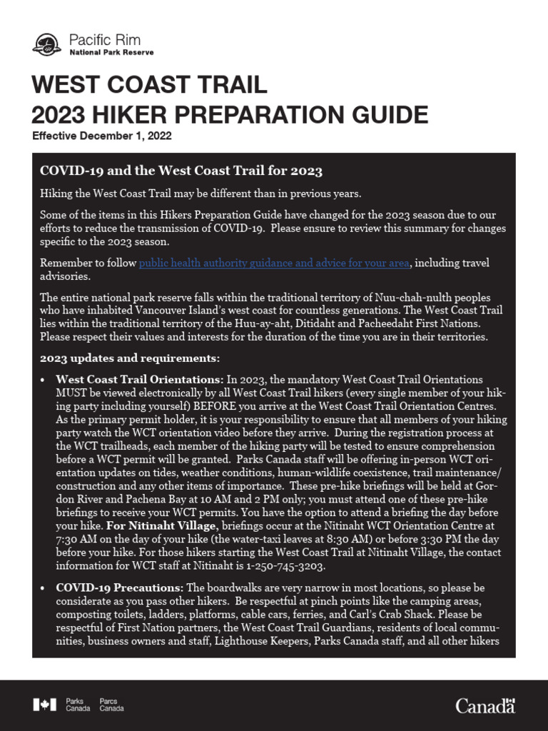 2023 WCT Prep Guide Updated 202303 English | PDF | Hiking | Trail