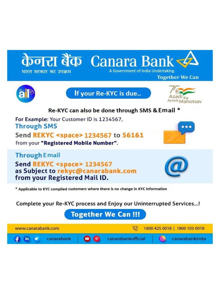 Canara Re KYC | PDF