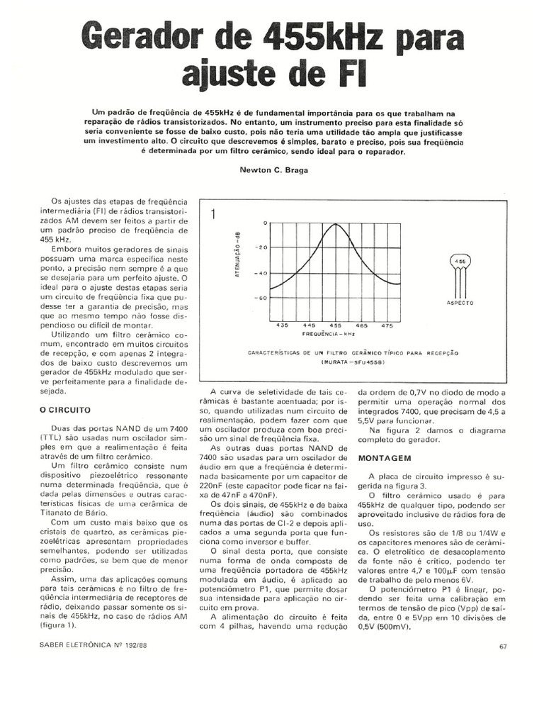 Gerador de 455 KHZ | PDF