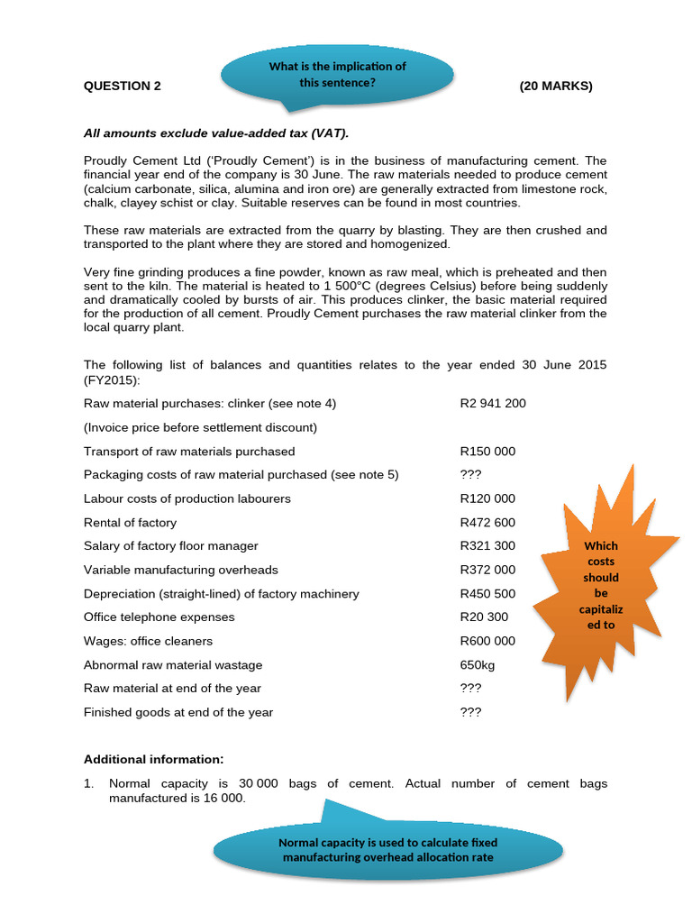 Proudly Cement Ltd Financial Overview FY2015 | PDF | Cement | Salary