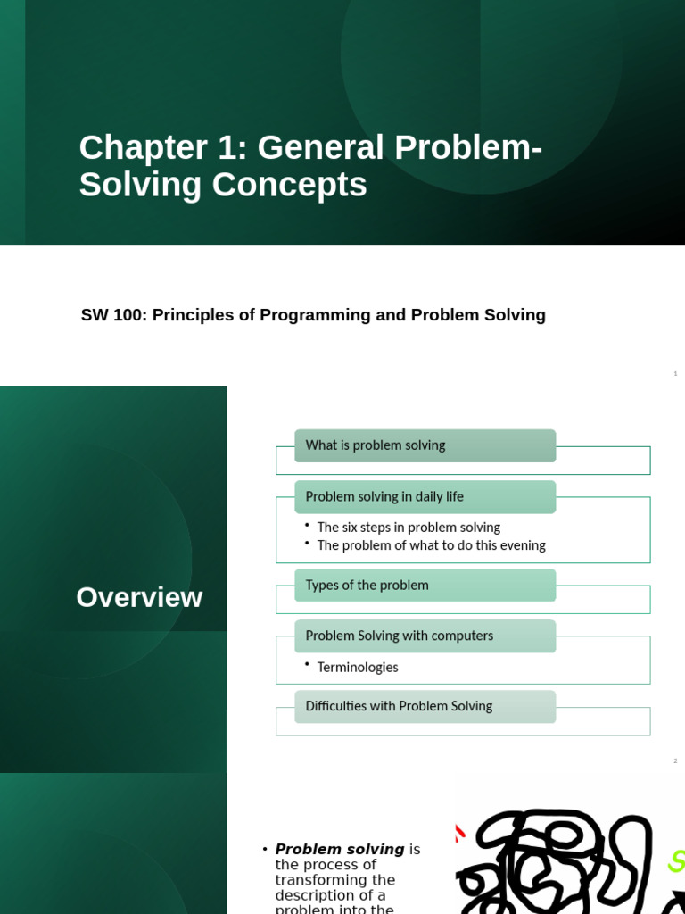CH1 General Problem Solving Concepts | PDF | Procedural Knowledge | Computing