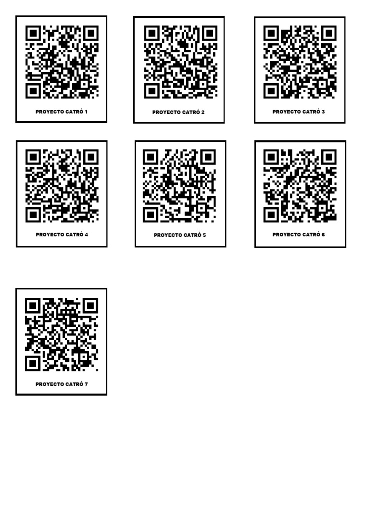 CÃ Digos QR Proyecto | PDF