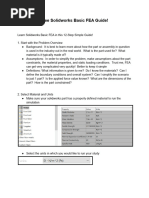 Autodesk Inventor FEA Analysis Guide | PDF | Simulation | Double Click