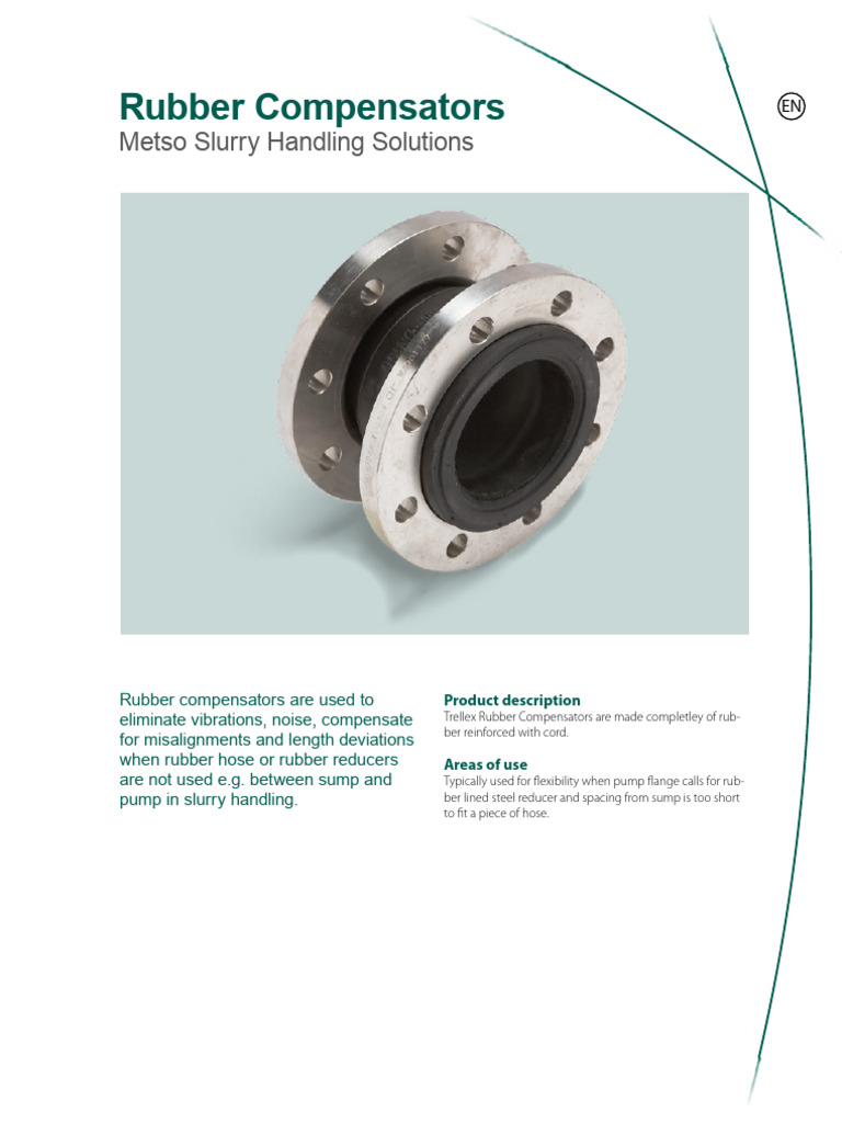 Metso Trellex Rubber Bellows | PDF | Hose | Pump