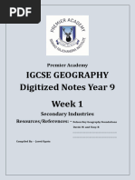 Grade12 Economic Geography Notes | PDF