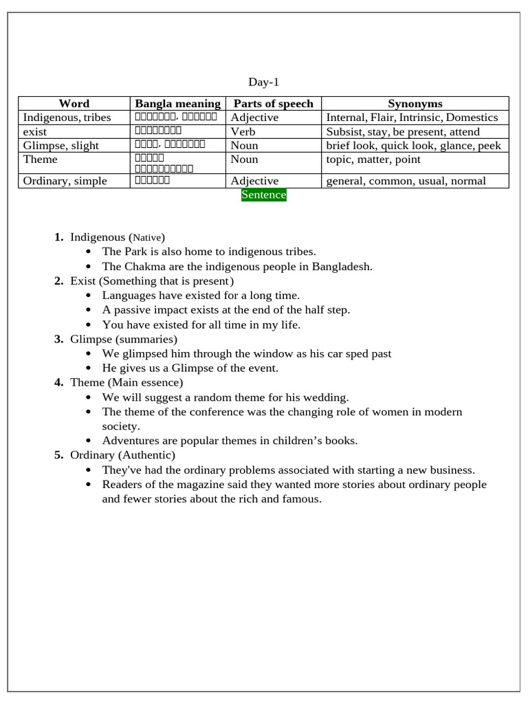 60 Days Challenge | PDF | Part Of Speech | Adjective