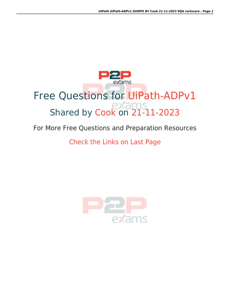 uipath-uipath-adpv1-dumps-by-cook-21-11-2023-9qa-certscare | PDF | Microsoft Outlook | Language ...