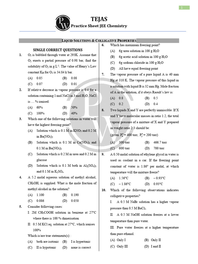 64a02355e2ee7100189e254c - ## - Liquid Solutions & Colligative ...