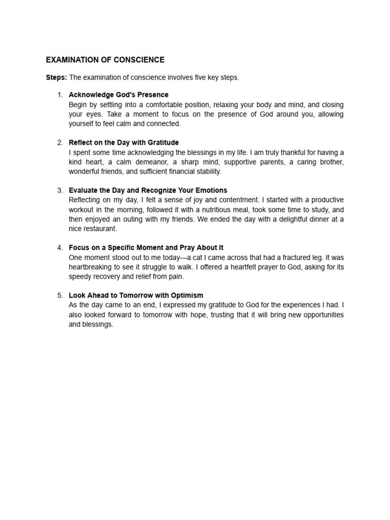 Examination of Consciousness | PDF