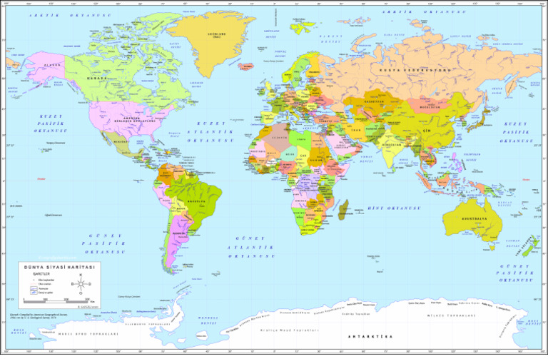 3g - Dunya - Siyasi - Haritasi - PNG 3.903×2.520 Pixels | PDF