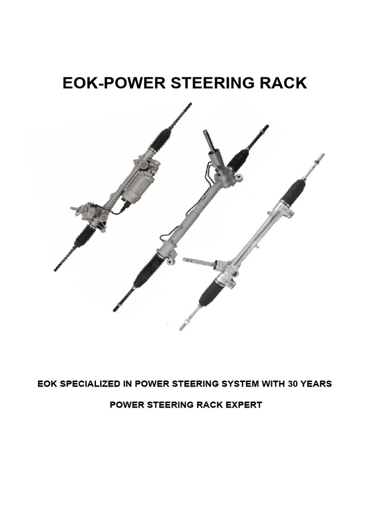 【Steering Rack】Eok Steering Rack Catalog (2025!01!14 18-59-48) | PDF ...