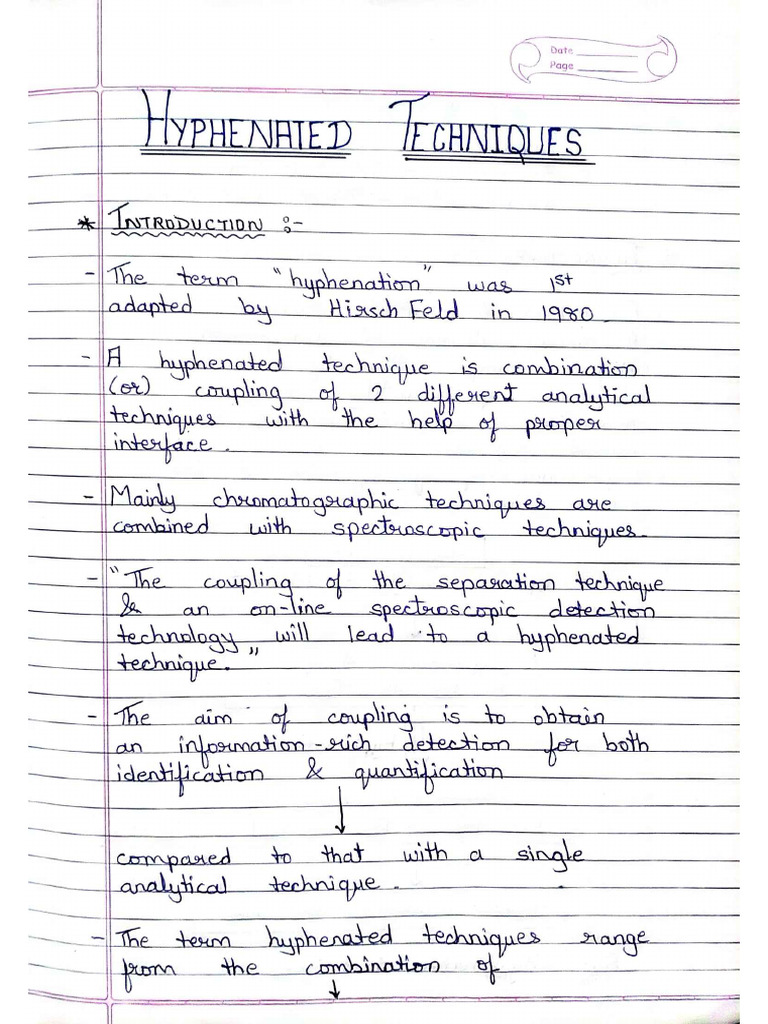 Hyphenated-Techniques (1) | PDF