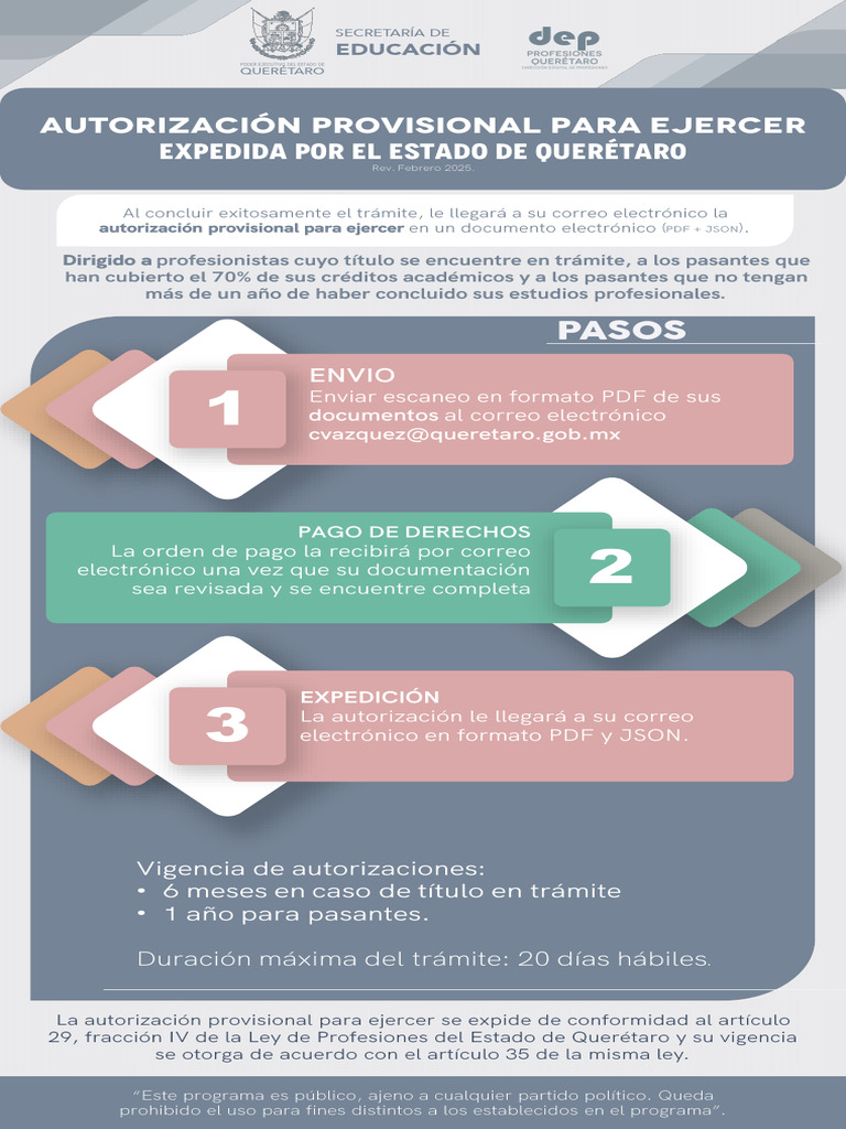 Autorización Provisional para Ejercer | PDF