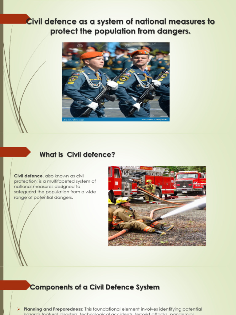 Civil Defence As A System of National Measures 2024 | PDF | Emergency ...