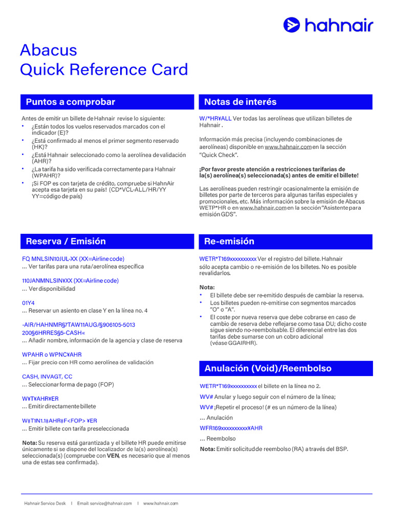 Guia Sabre Han Air | PDF