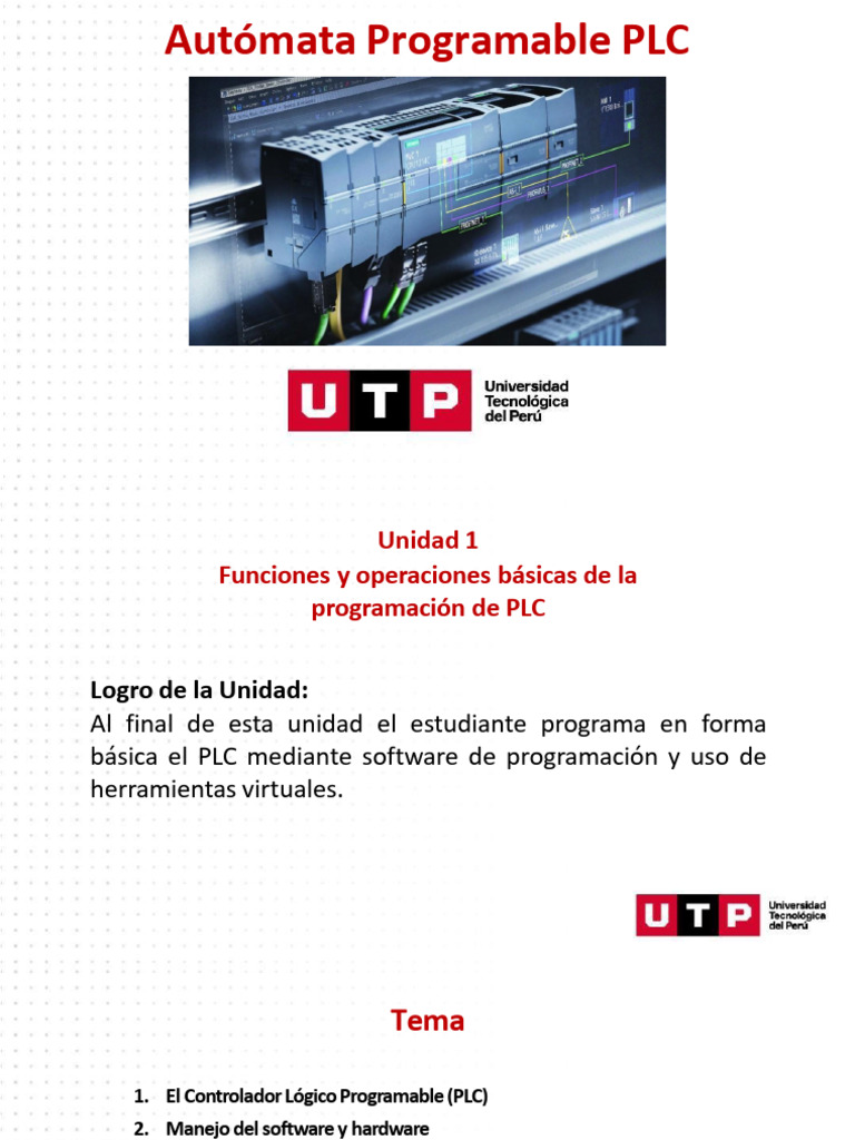 s01 Introduccion Plc | PDF | Controlador lógico programable | Hardware de la computadora