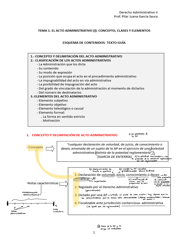 Concepto y Clases del Acto Administrativo | PDF | Regulación | Politica ...