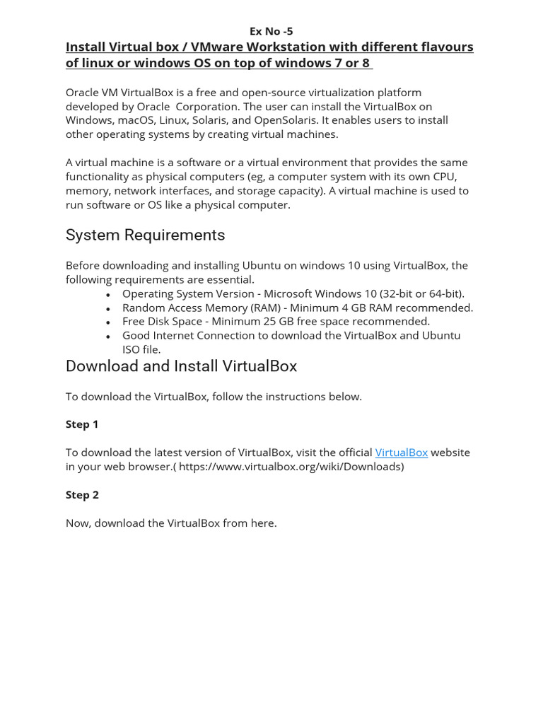 EX No 5 | PDF | Operating System Technology | System Software