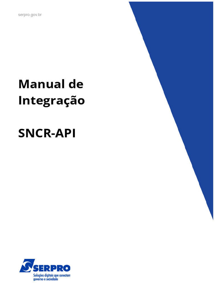 Manual SNCR-API: Integração e Segurança | PDF | Usucapião