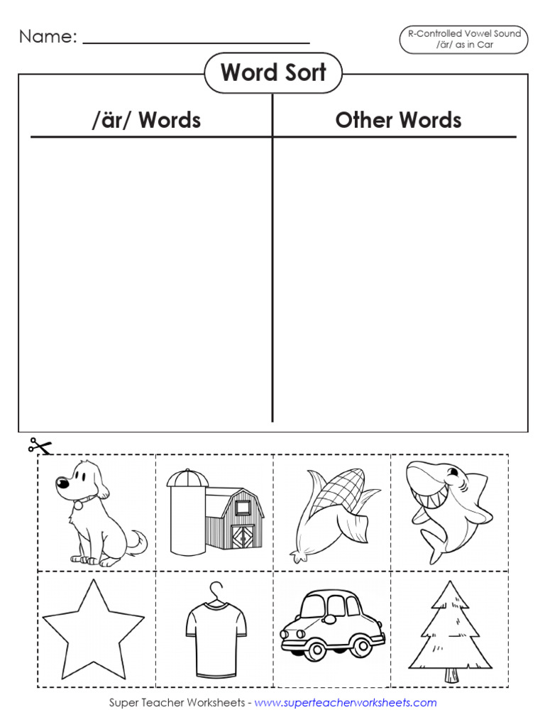 Ar Words Word Sort RAWSQ | PDF