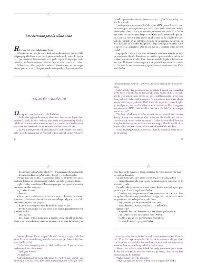 Science-me a story_la célula celia | PDF