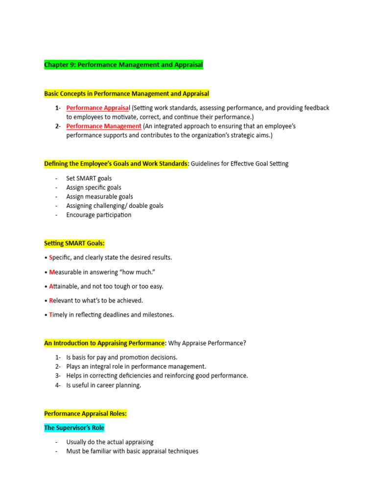 Who Should Conduct Performance Appraisals? | PDF | Performance Appraisal | Goal