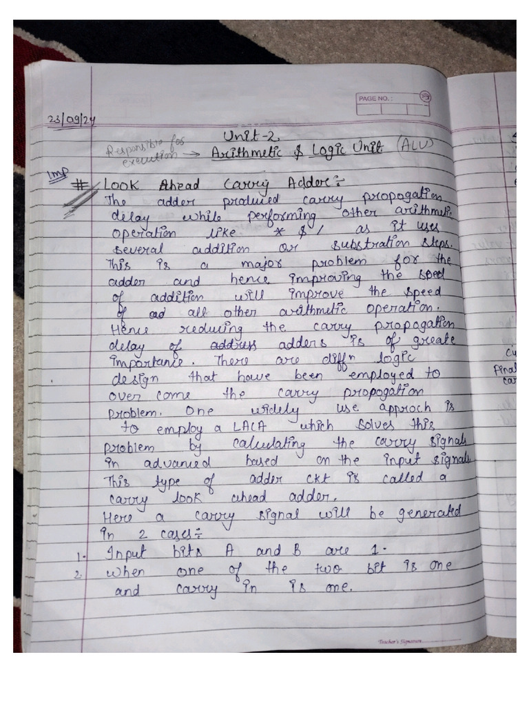 Coa Unit 2, 2nd Year | PDF