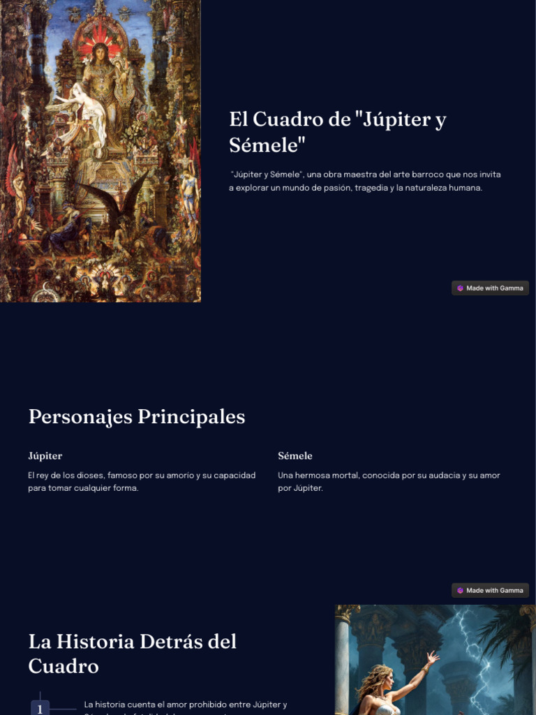 Júpiter y Sémele: Pasión y Tragedia Barroca | PDF | Amor