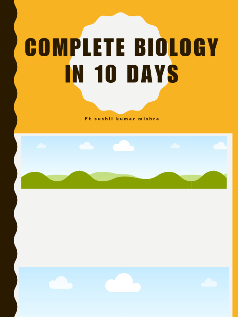 Biology Concepts in 10 Days | PDF
