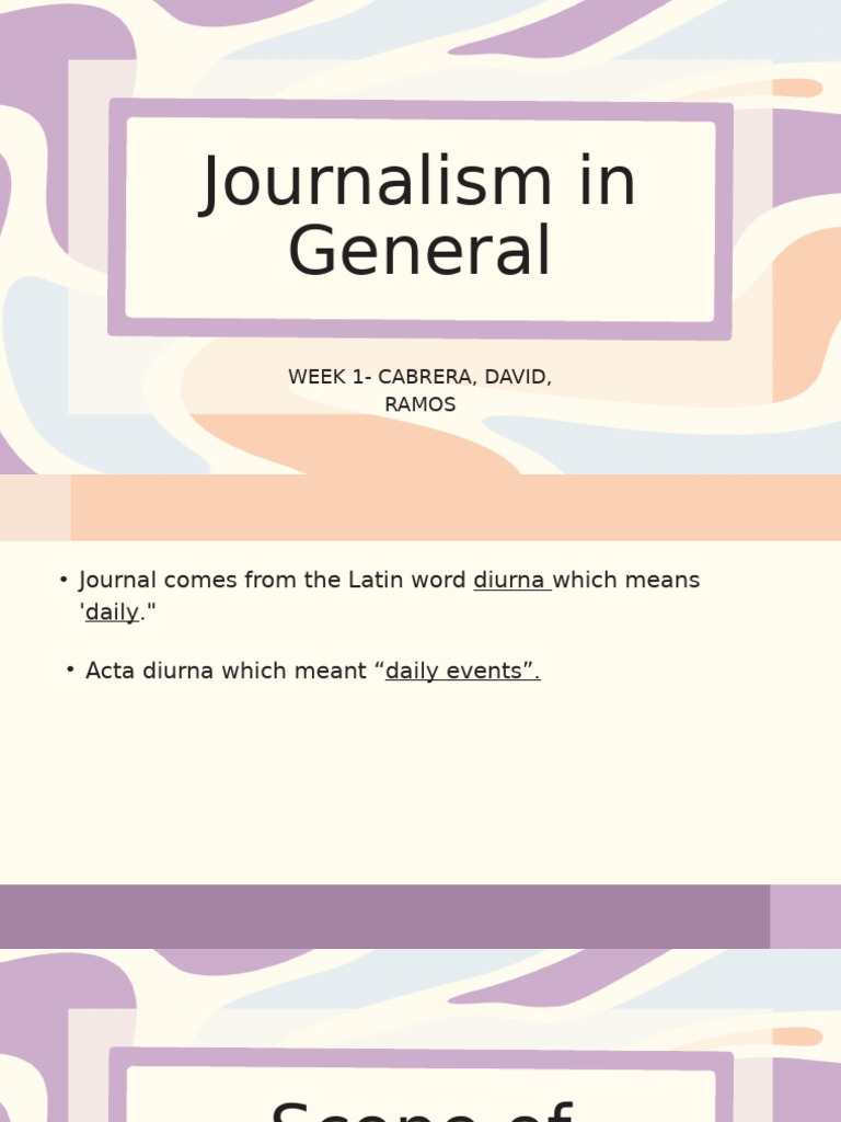 Overview of Campus Journalism Roles | PDF