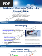 ASTM G155 Condition | PDF | Ultraviolet | Light