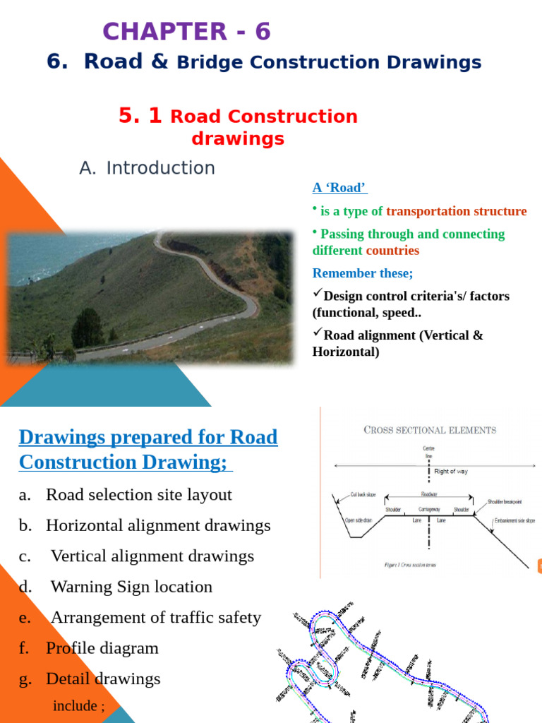 Road and Bridge Construction Drawings | PDF