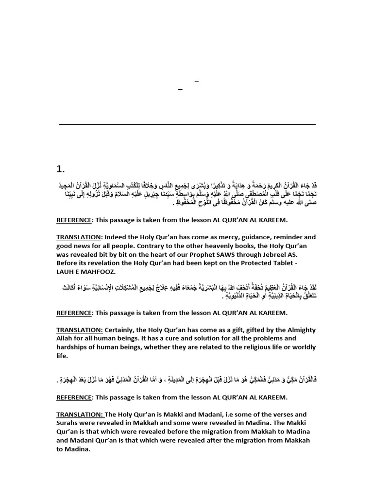 SEM 3 MP-ANS (1) (1) | PDF | Quran | Islam