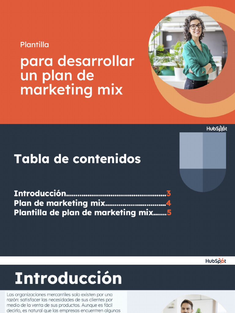 Plantilla para Desarrollar Un Marketing Mix Plan | PDF